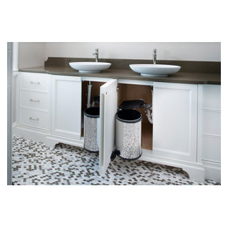 Undersink Pivot Out Vanity Waste Container - Bathroom - by Rev-A-Shelf ...