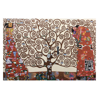 The Tree of Life, Stoclet Frieze, 1909 - Contemporary - Paintings - by ...