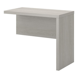 Echo 36W Desk Return in Gray Sand - Engineered Wood - Contemporary ...