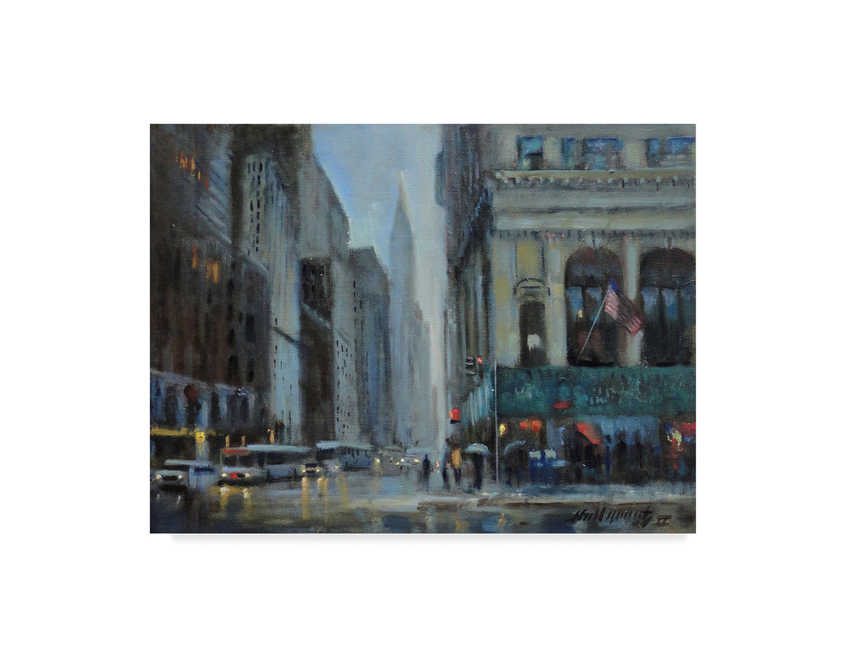 Hall Groat Ii 'Chrysler Building, Manhattan' Canvas Art, 19"x14 ...