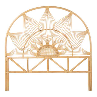 Sunflower Rattan Headboard, Queen - Tropical - Headboards - by KOUBOO ...