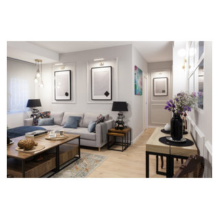 UN CLÁSICO RENOVADO EN MADRID - Transitional - Living Room - Madrid ...
