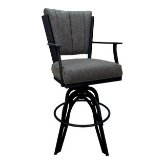 Montana Swivel Tilt Metal 30" Bar Stool or Counter 26" on A Base, 30 ...