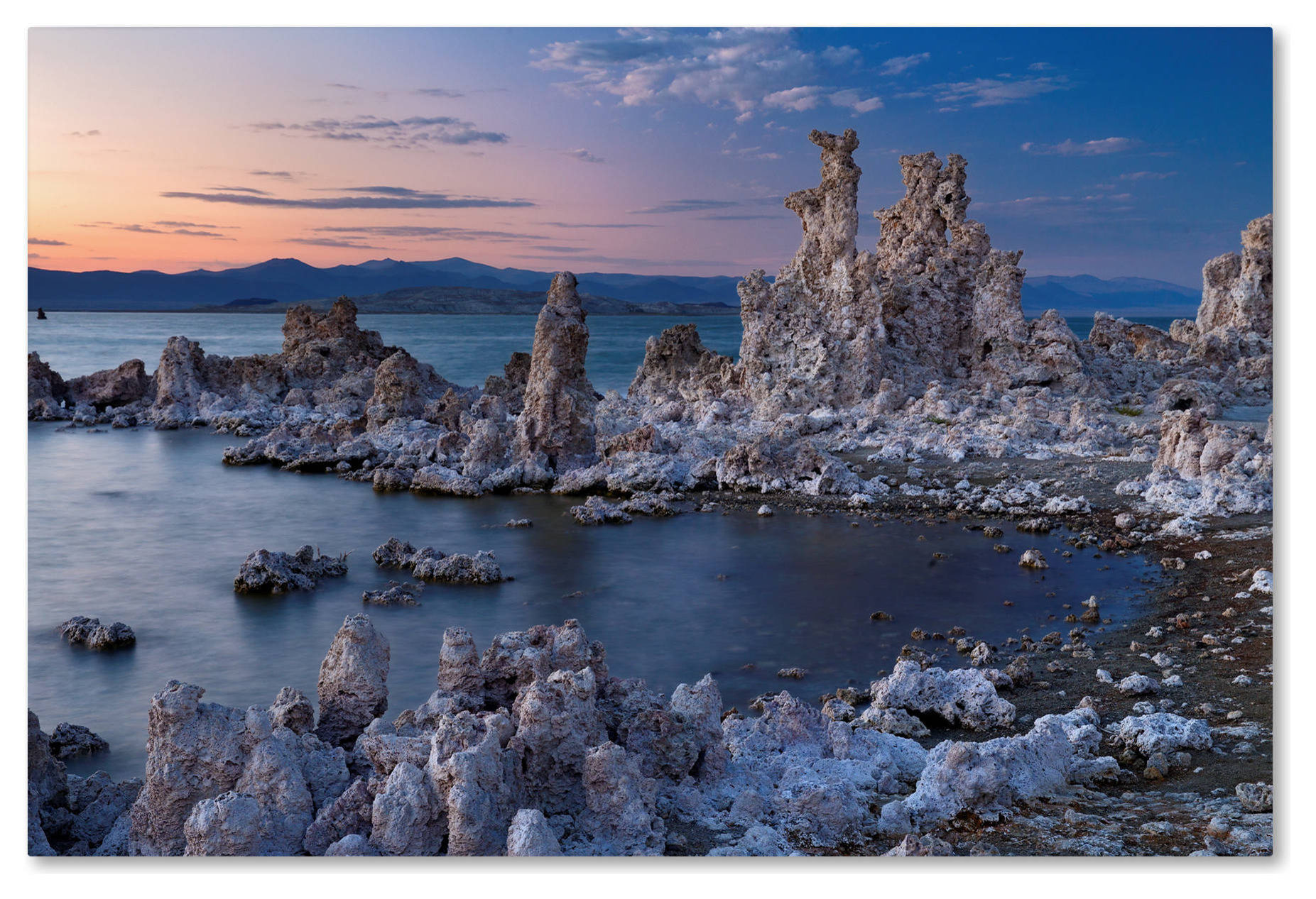 Mike Jones Photo 'Mono Lake South Tufa Dusk' Canvas Art, 30"x47 ...