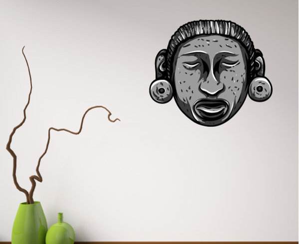 Aztec Vinyl Wall Decal AztecUScolor009, 72 in. - Contemporary - Wall ...