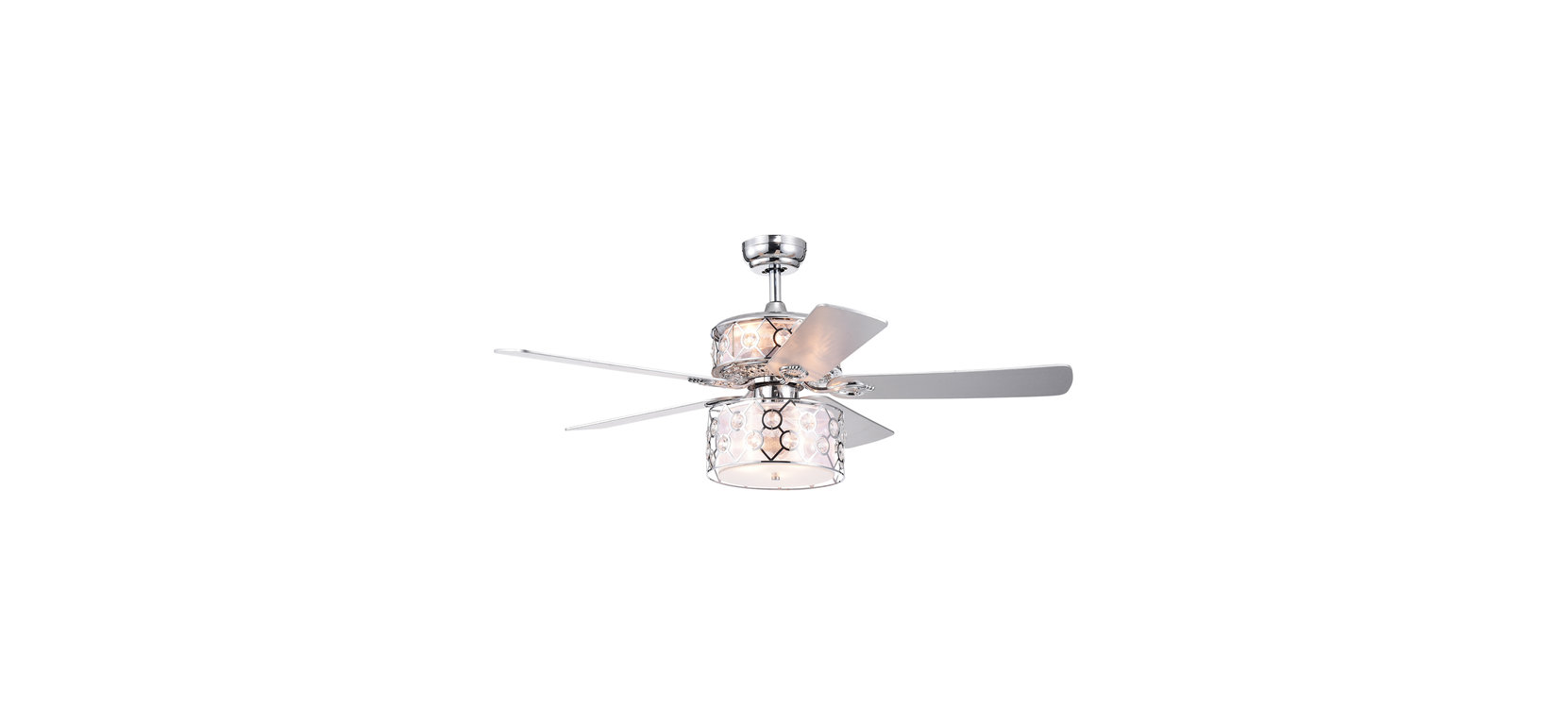 Rillome 52" Dual Lighted Ceiling Fan - Traditional - Ceiling Fans - by ...
