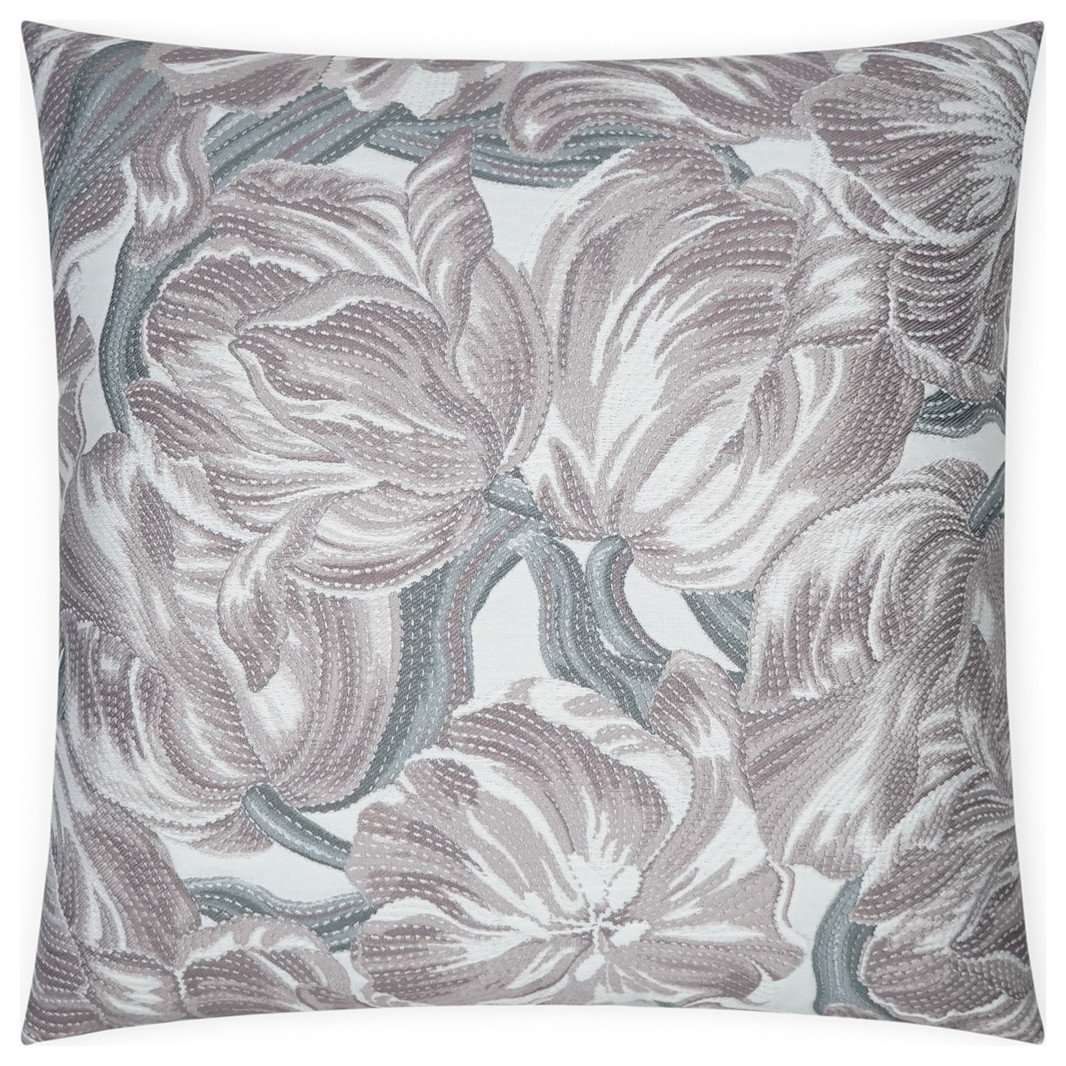 Belle Ame Pillow - Lilac, 24" x 24" - Contemporary - Decorative Pillows ...