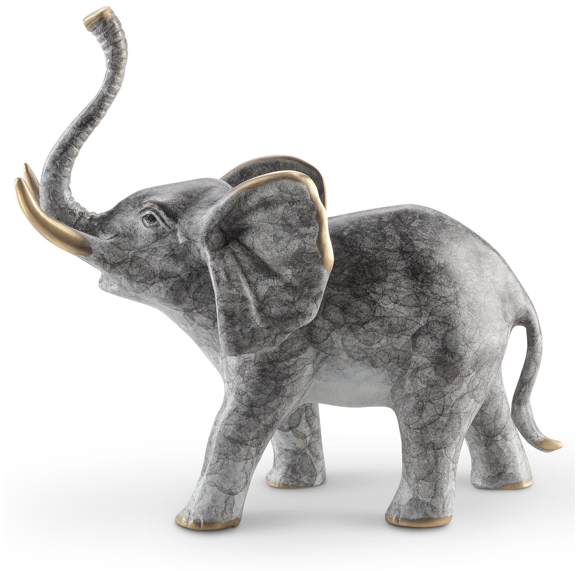 Bellowing Elephant - Contemporary - Decorative Objects And Figurines ...