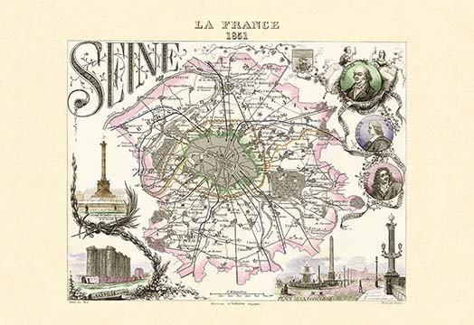 Seine, 12" x 18" - Traditional - Prints And Posters - by Buyenlarge Inc ...