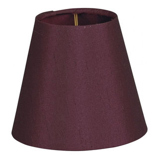 5" Hardback Empire Maroon Chandelier Lampshade, Maroon, 3"x6"x5.5 ...