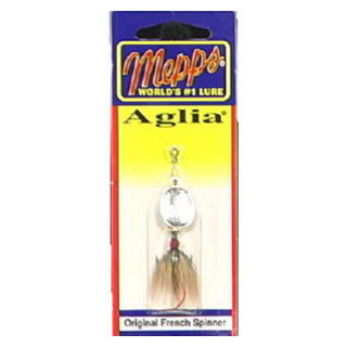 Mepps Aglia Brown Tail Fly Spinner with Treble Hook, #1 (1/8 Oz ...