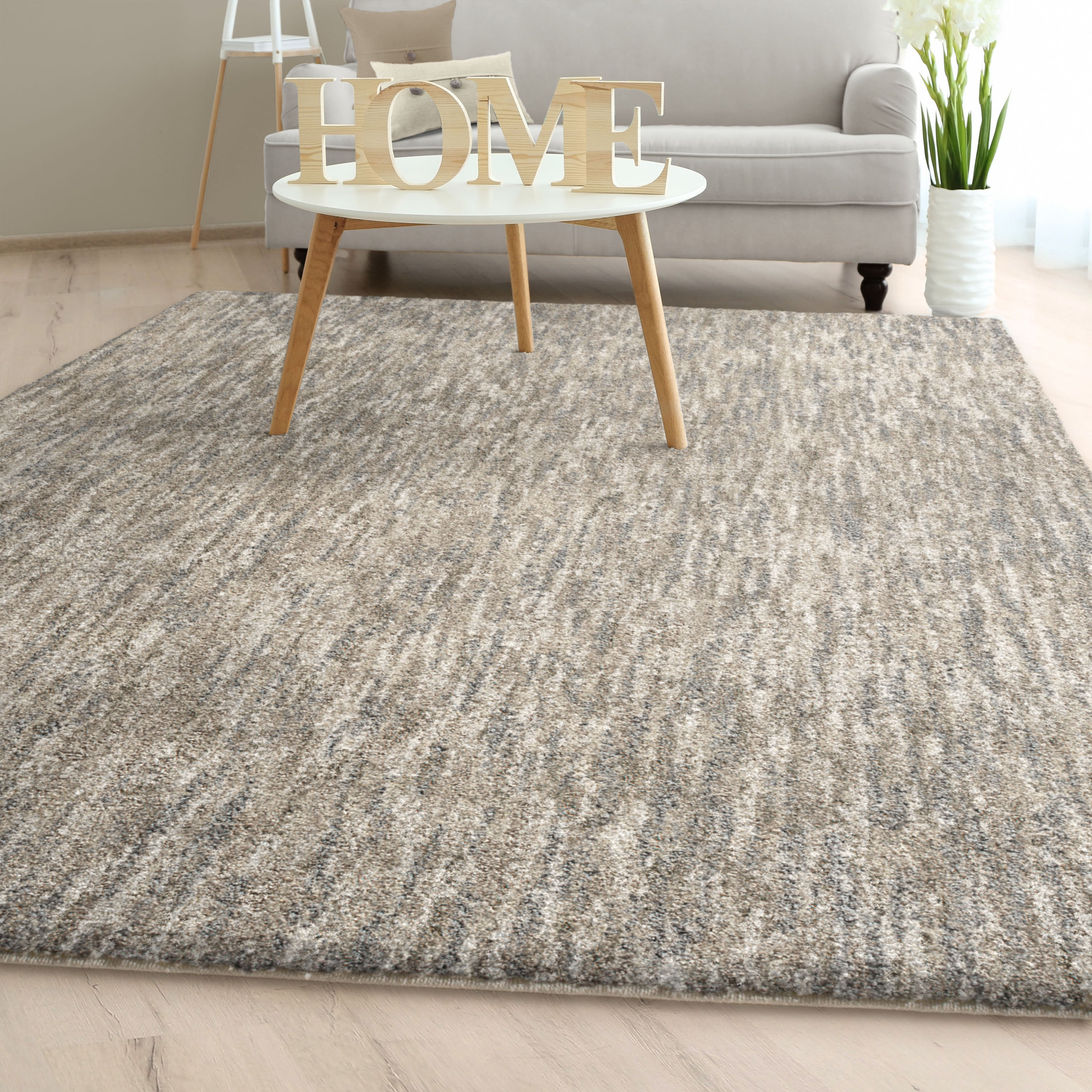 Palmetto Living by Orian Next Generation Solid Taupe Gray Runner, 2'3 ...