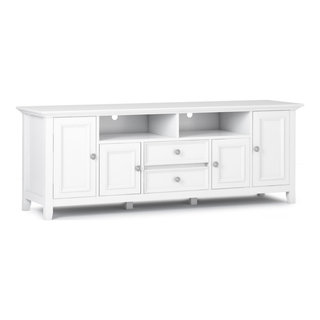 Amherst Solid Wood 72" Wide TV Media Stand For TVs Up To 80 ...