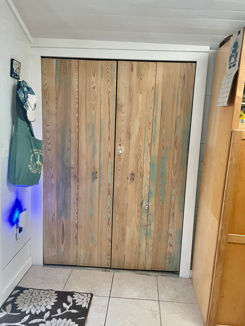 what is my option for upper cabinets with a slanted ceiling