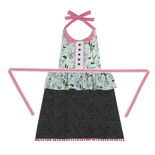 Petal Pond Apron, 25x31" - Contemporary - Aprons - by Peking Handicraft ...