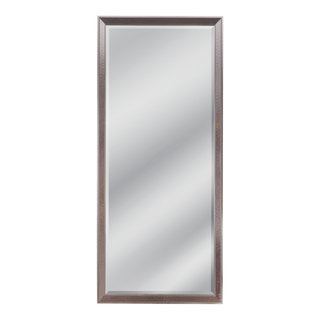Sophie Floor Mirror - Shiny Silver - Transitional - Floor Mirrors - by ...