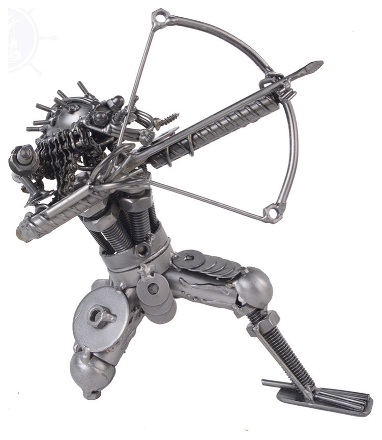 Metal Predator With Bow and Arrow Pose 2 - Industrial - Decorative ...