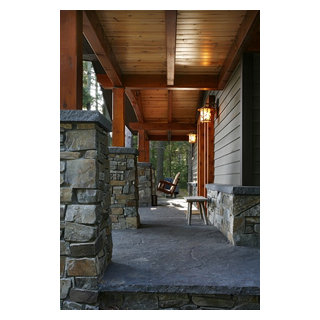 0304 New Residence - Rustic - Verandah - Other - by Bouril Design ...