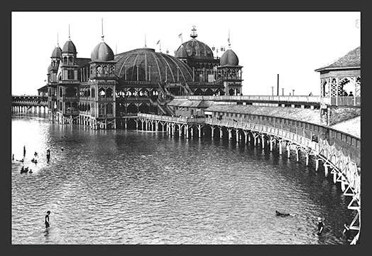Salt Air Pavillon, Great Salt Lake, Utah, 20" x 30" - Traditional ...