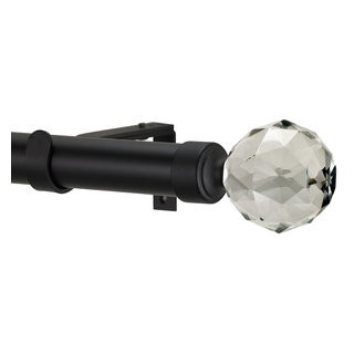 Gemstone Non-Telescoping Curtain Rod, 72'' - Transitional - Curtain ...