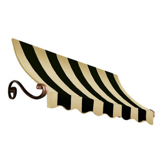 Awntech 6' Charleston Acrylic Fabric Fixed Awning, 24" x 24 ...