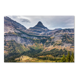 Pierre Leclerc 'Glacier National Park In Autumn' Canvas Art, 19"x12 ...