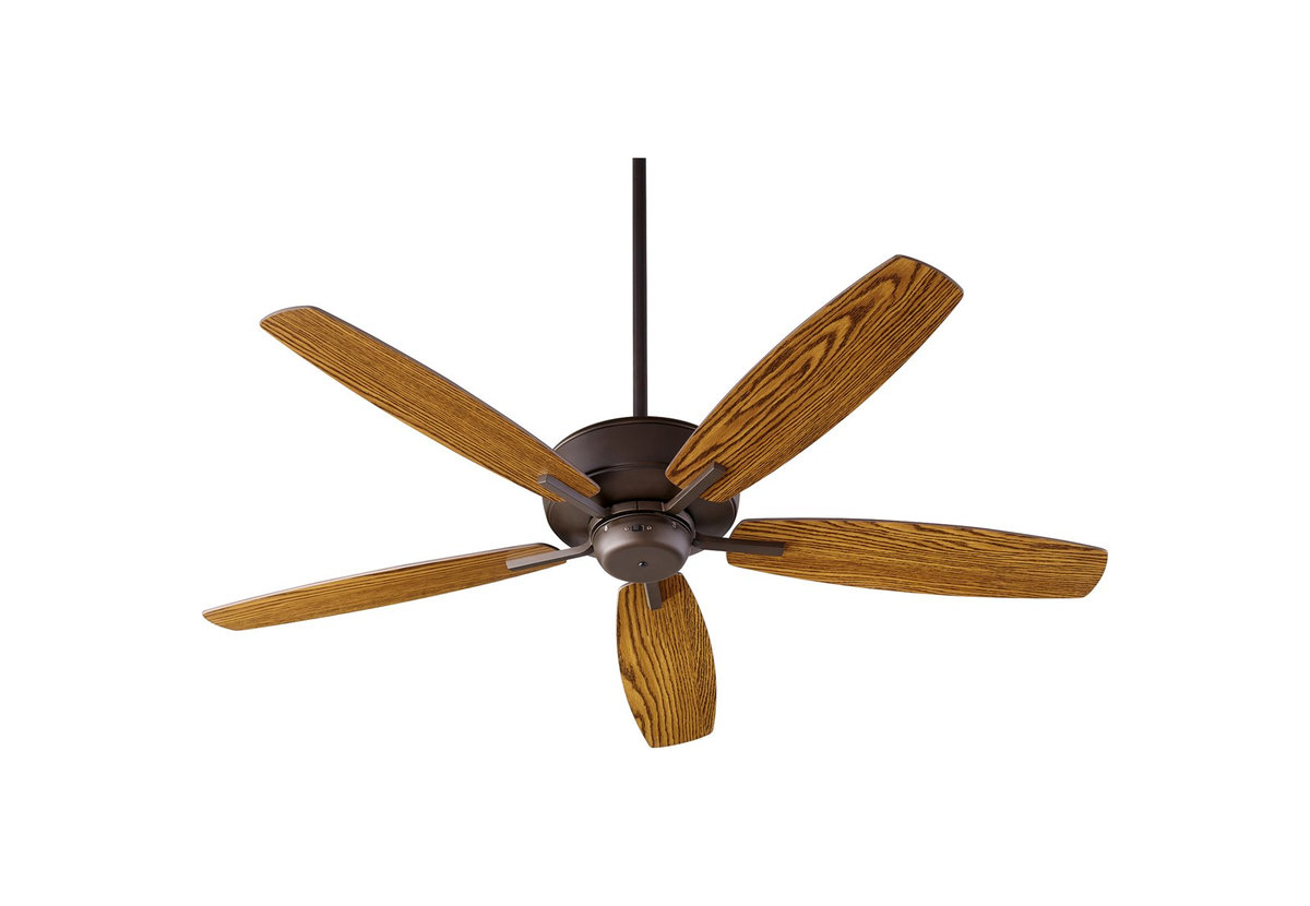Quorum Breeze 52" Indoor Ceiling Fan 7052-86 - Oiled Bronze w/Dark Oak ...