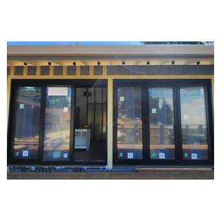 WeatherShield Multi-Panel Patio Door - Beach Style - Deck - San ...