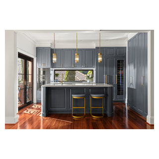 Sirius House Kitchen Full View - Transitional - Kitchen - Sydney - by ...