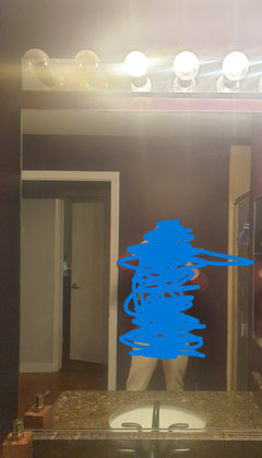 Need help determining the size and how to install an LED mirror | Houzz ...
