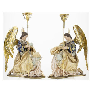 Mark Roberts 2021 Kneeling Angel Figurine, 18", Assortment of 2 ...