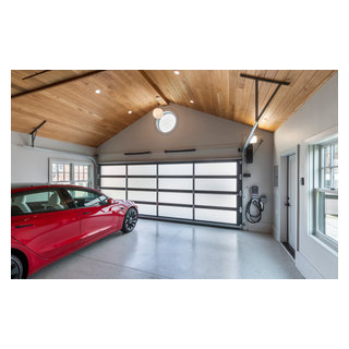 Sleek Function | Garage Rebuild | Belmont, MA - Modern - Garage ...