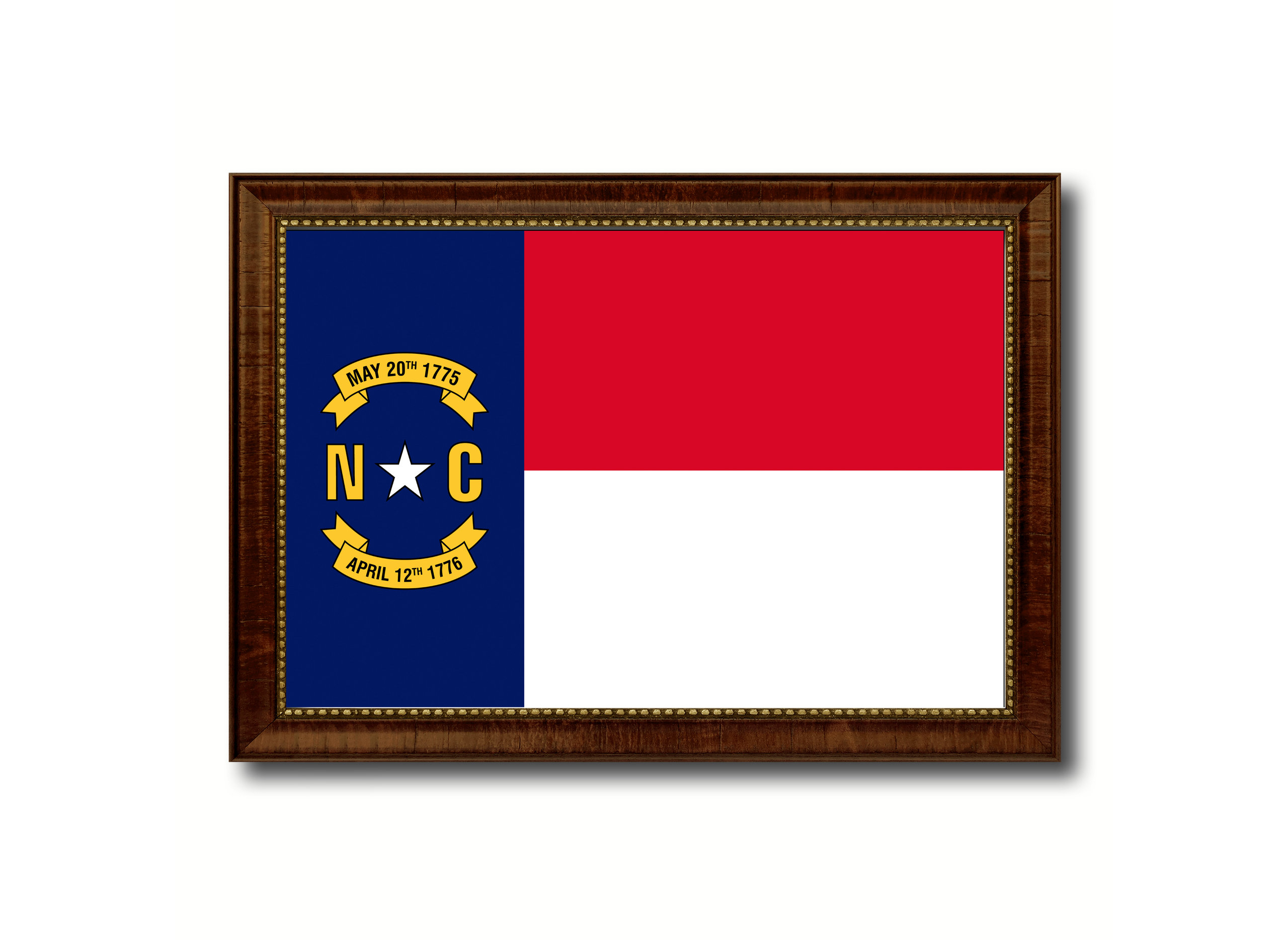 North Carolina State Flag Canvas Print, 19"x27" - Traditional - Prints ...