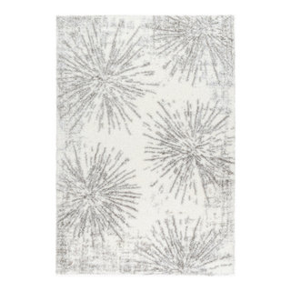 Surya Cloudy Shag CDG-2327 Machine Woven Area Rug, 6'7" x 9 ...