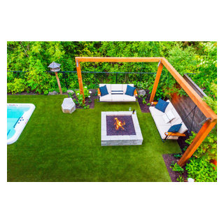 Swim Spa Surprise! - Landscape - Portland - by Blessing Landscapes | Houzz