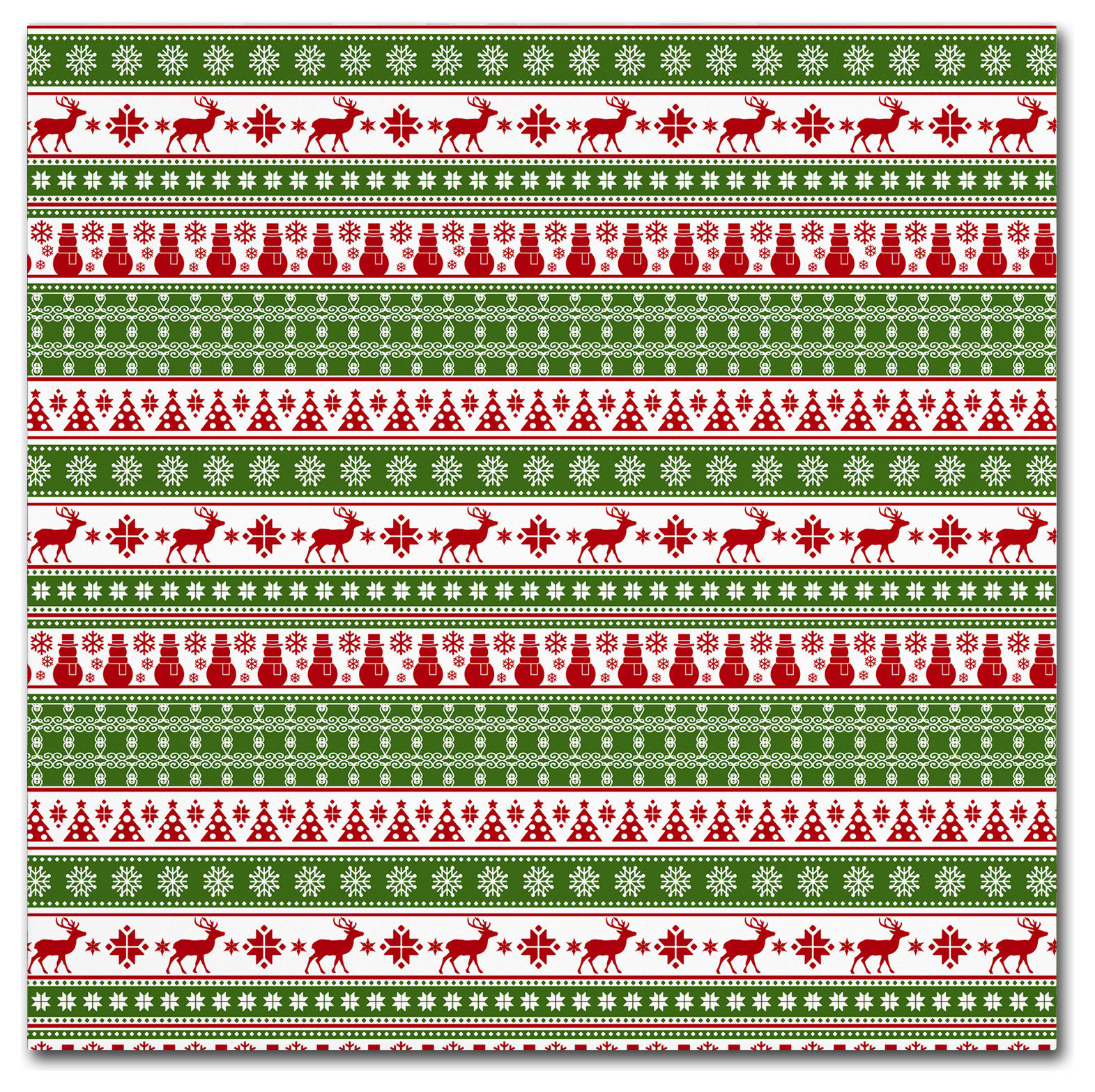 Jean Plout 'Alpine Christmas 2' Canvas Art, 35"x35" - Scandinavian ...