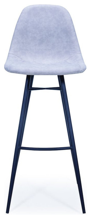 Paris Barstool Light Grey - Midcentury - Bar Stools And Counter Stools ...