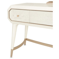 La Rachelle Vanity Set with Mirror & Chair - Medium Champagne ...