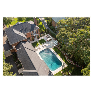 Ladue, MO $1M Exterior Renovation and Cabana - Traditional - Pool - St ...