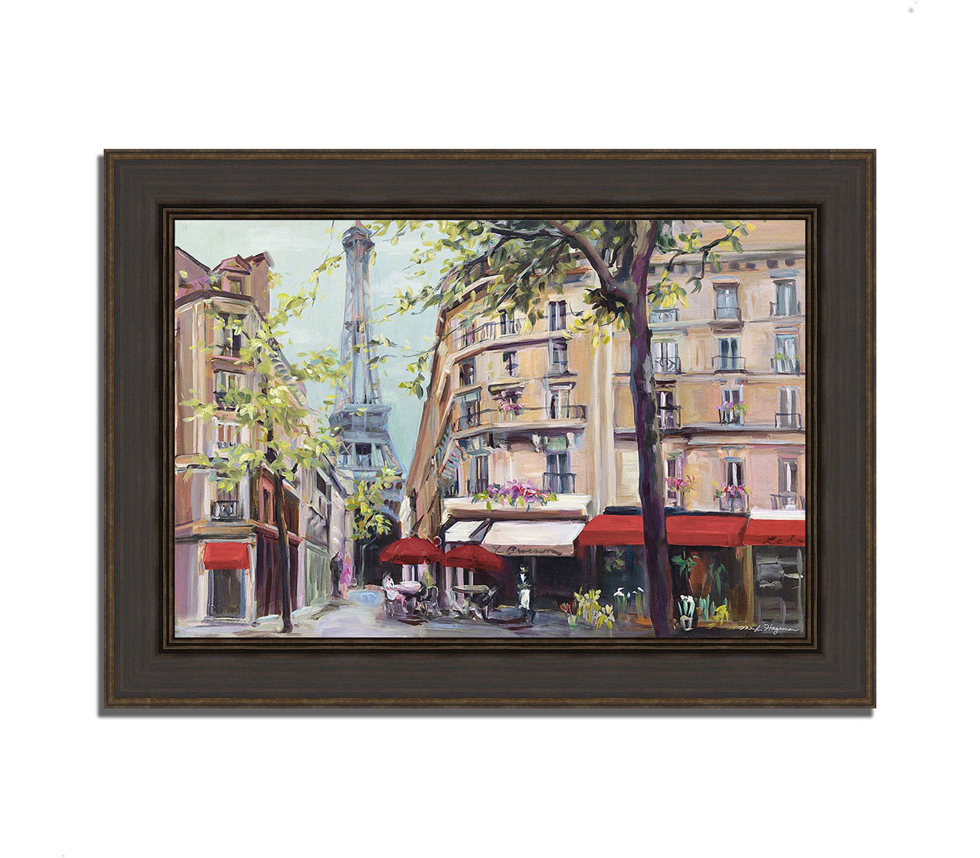 "Springtime In Paris" By Marilyn Hageman, Framed Painting Print, Ready ...