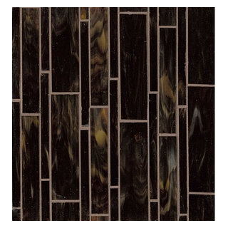 Mosaic Linear Pattern Blend Tile, 12"x12" - Contemporary - Mosaic Tile ...