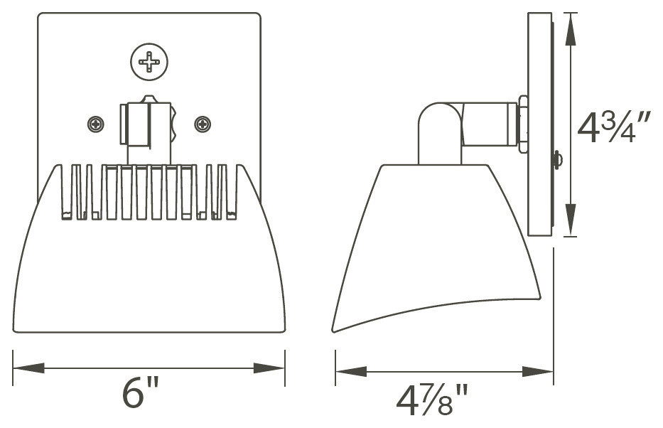 WAC Lighting Endurance LED Outdoor Flood Light - Transitional - Outdoor ...