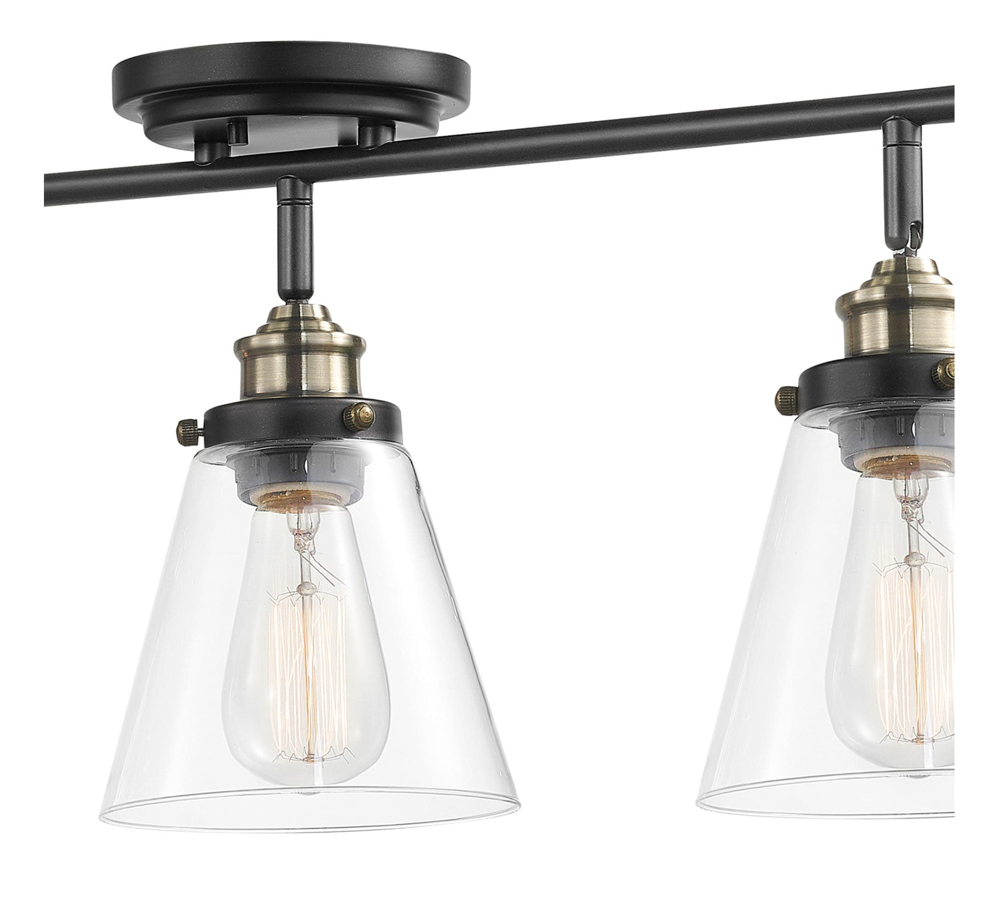 Bellevue GECF75936 3 Light 25"W LED Fixed Rail Ceiling Fixture ...