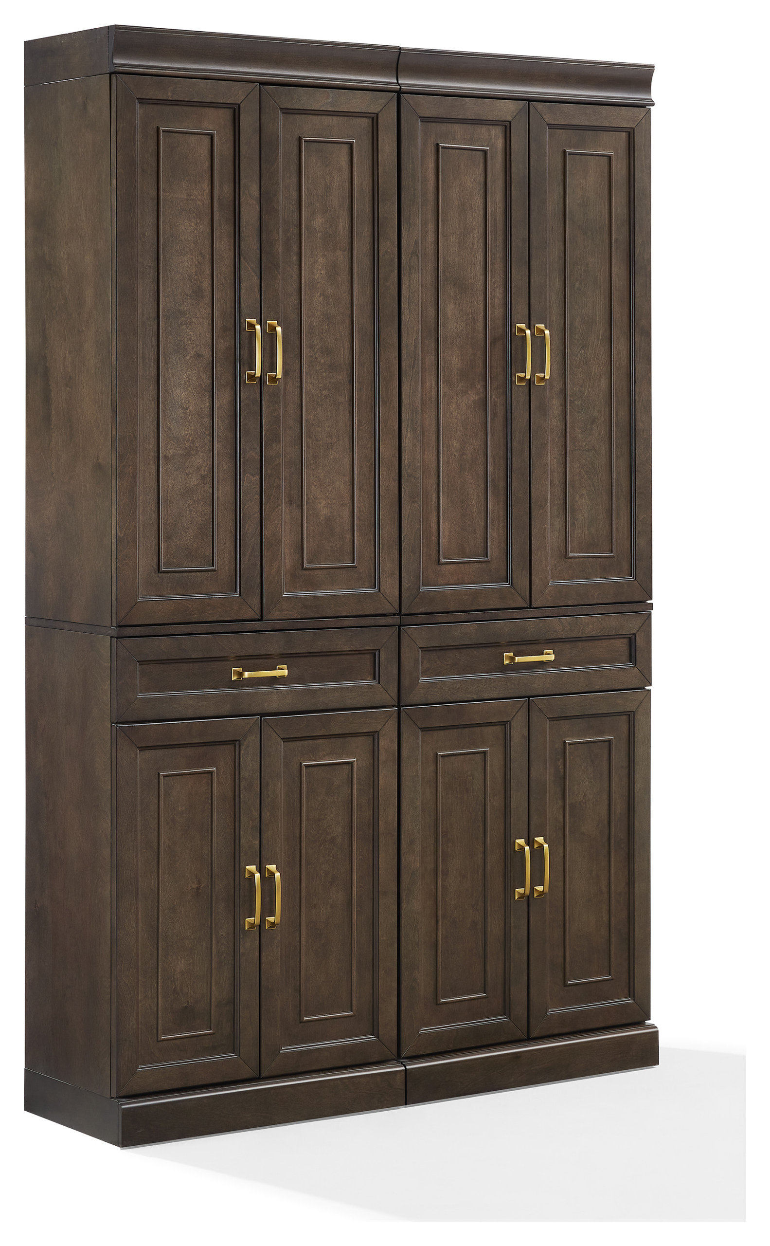 Stanton 2, Piece Kitchen Storage Pantry Cabinet Set, 2 Pantries ...