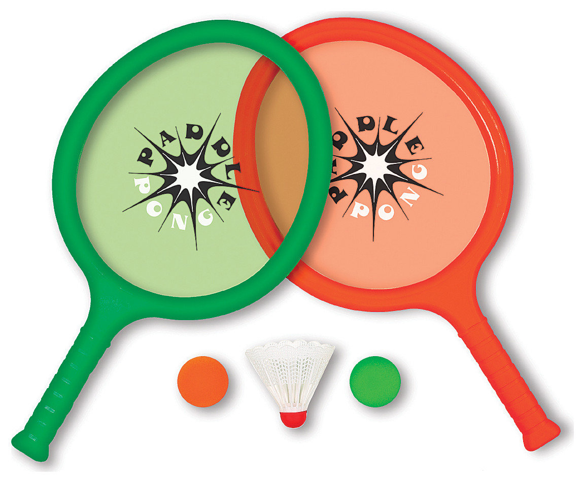 Green and Red Paddle Pong Set Swimming Pool Game. 16-Inch - Modern ...