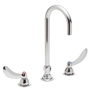 Delta Kitchen Sink Faucet Gooseneck Spout IPS Connection, Polished ...