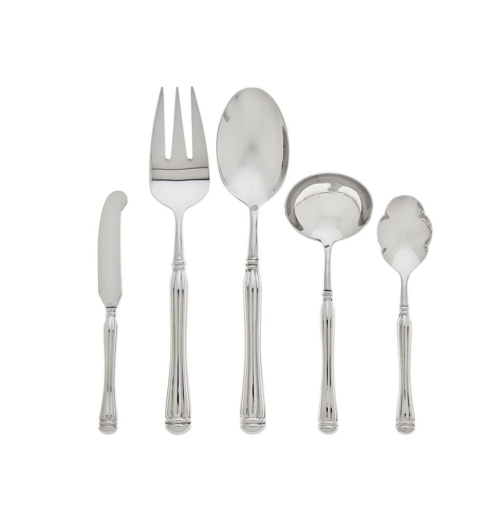 Ricci Argentieri 18/10 Rovello 5-Piece Hostess Set - Traditional ...