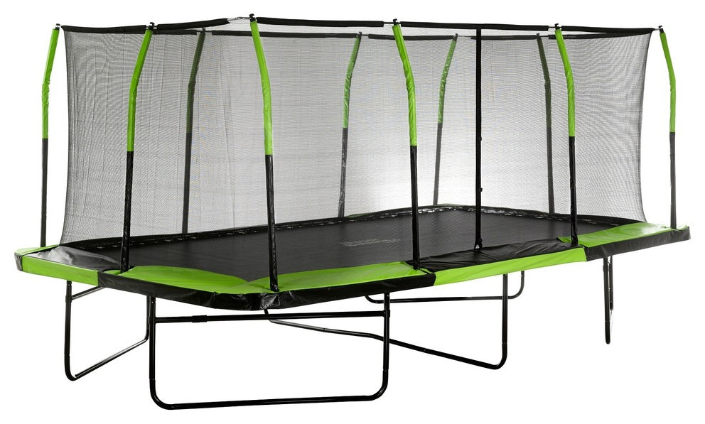 Upper Bounce Mega Trampoline, Fiber Flex Enclosure System 10'x17 ...