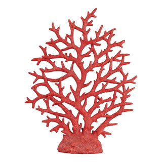 Sterling Red Table Top Coral - 387-019 - Beach Style - Decorative ...
