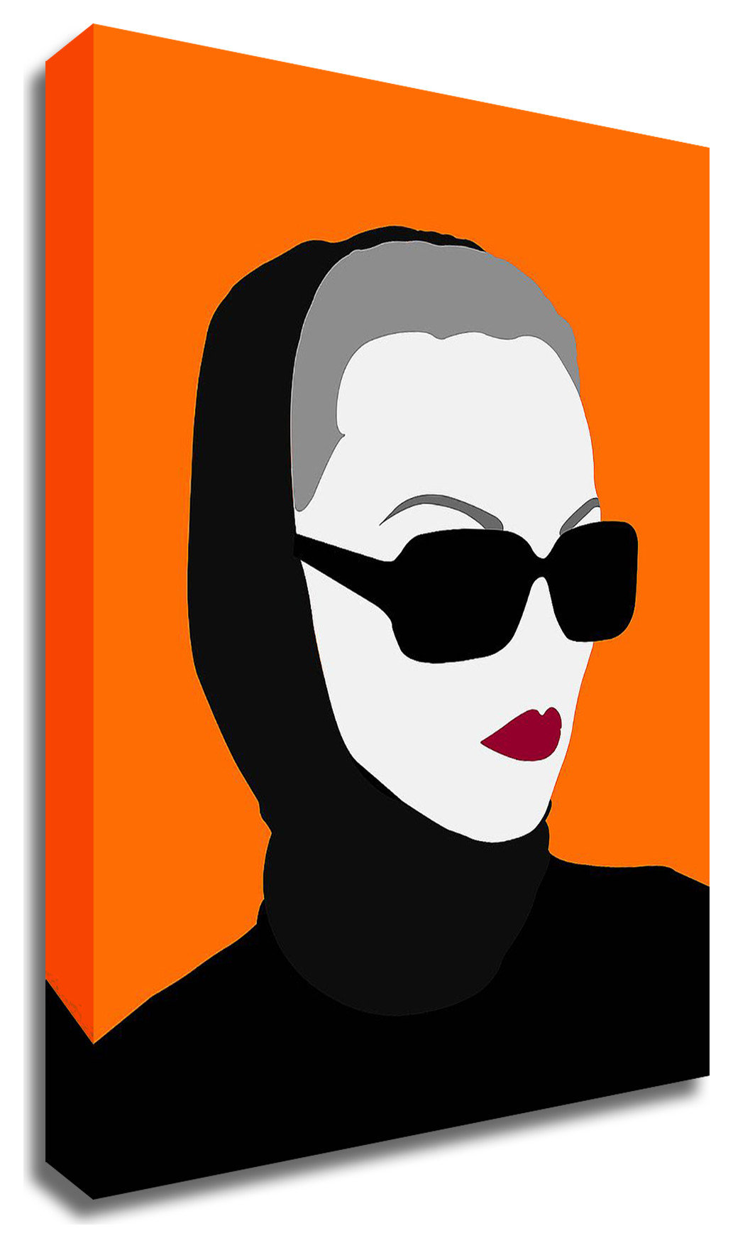 Lady No. 10 by Sean Salvadori, Print on Canvas, 20"x28" - Contemporary ...